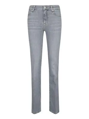 7 For All Mankind Belt Loop Jeans - Gray