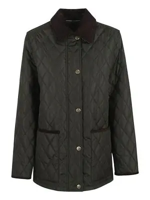 Burberry Long Sleeved Quilted Jacket - Black