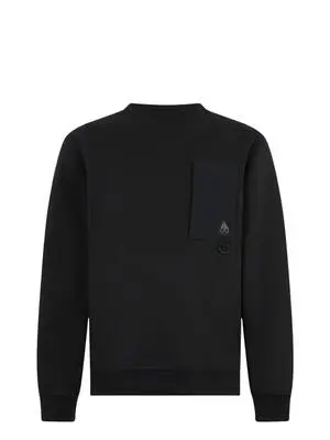 Moose Knuckles Dalon Crewneck Sweatshirt - Black