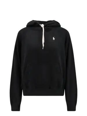 Polo Ralph Lauren Polo Ralph Lauren Embroidered Logo Hoodie Black
