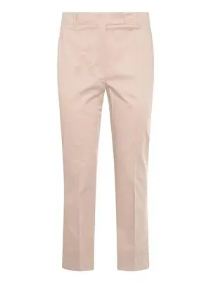 Max Mara Cropped Flared Pants - Nude