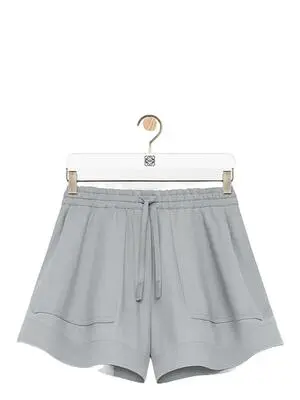 Loewe Cotton Shorts - Gray