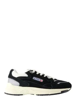 AUTRY Hyperway Suede Panelled Sneakers - Black