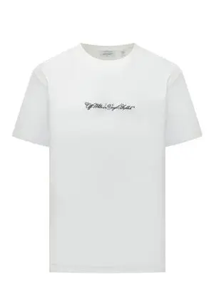 Off-White Script Logo Arrow T-shirt - White
