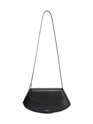 JIL SANDER Small Eldorado Shoulder Bag - Black
