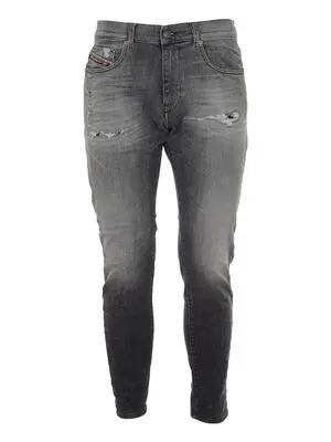 DIESEL® Slim Distressed Jeans - Black