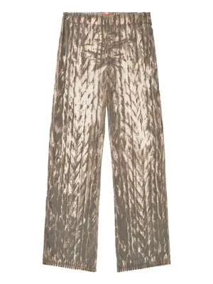 DIESEL® Diesel Cable-Print Tulle Trousers