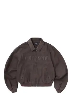 REPRESENT Roscoe Logo Bomber Jacket - Whisky