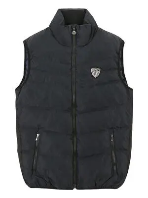EA7 Quilted Sleeveless Down Jacket - Black