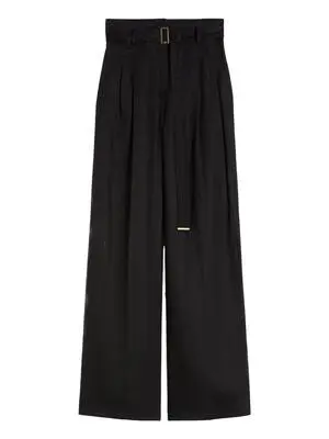 MAX MARA Max Mara Materia Belted Palazzo Pants