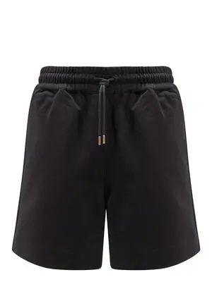 Moncler Cotton Track Shorts - Black