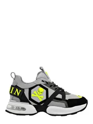 Philipp Plein Logo Detail Lace-up Sneakers - Black