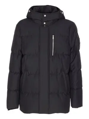 Moose Knuckles Hooded Puffer Coat - Black