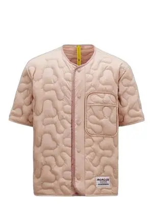 Moncler Padded Shirt - Nude
