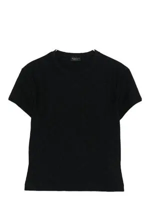 GUCCI Gucci Monogram Embossed Short Sleeve T-Shirt