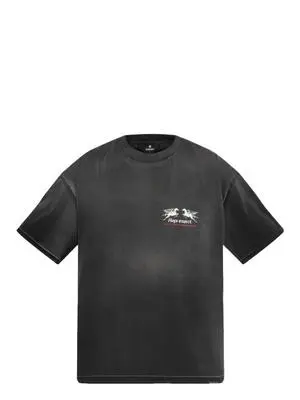 REPRESENT Gas Station Graphic T-shirt - Black