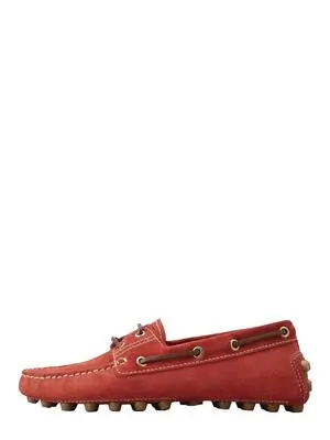 TOD'S Boat Gommino Bubble Flat - Red