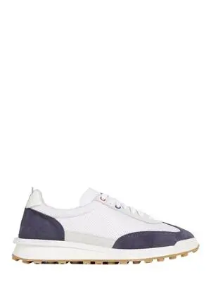 Thom Browne Tech Runner Lace-up Sneakers - Navy Blue