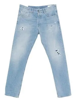 DONDUP Light Wash Distressed Denim Jeans - Blue