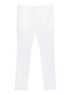 DONDUP Belt-loop Tailored Trousers - White