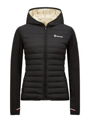 Moncler Padded Zip-up Hoodie With Hood - Black