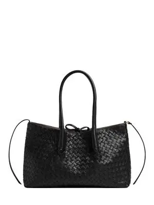 Bottega Veneta Bottega Veneta Pinacoteca Tote Bag Black/sugar