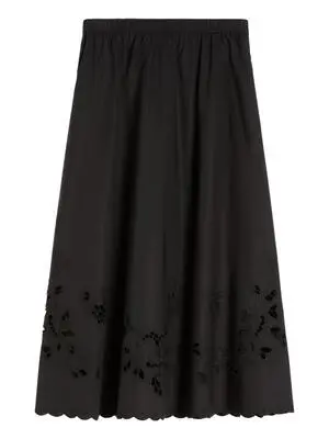 MAX MARA Weekend Max Mara Poplin Skirt With Eyelet Detailing