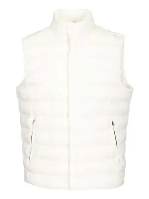 Herno Quilted Down Gilet - White