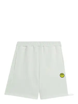BARROW Logo Print Shorts - White