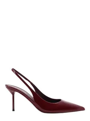 Paris Texas Pointed Toe Stiletto Heel Pumps - Red