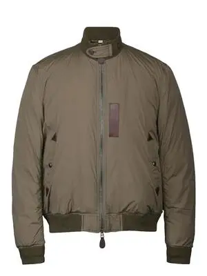 Burberry Long-sleeved Zip-up Bomber Jacket - Green