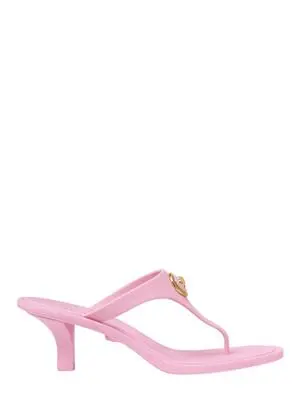 Versace Heeled Thong Sandals - Pink