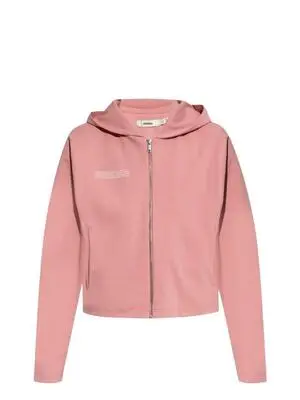 PANGAIA Hooded Full Zip Sweatshirt - Pink
