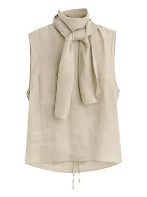 Our Legacy Virtuous Draped Sleeveless Top - Ash