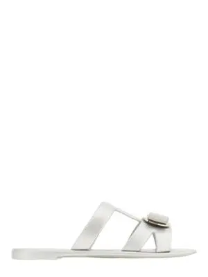 SALVATORE FERRAGAMO Salvatore Ferragamo Vara Plate Strappy Slides