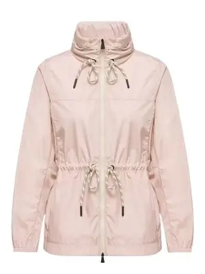 Moncler Hooded Zip-up Jacket - Pink