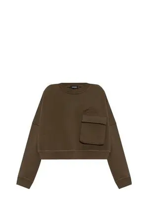 Dsquared2 Icon New Generation Cropped Sweatshirt - Green