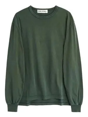 Our Legacy Cruise Longsleeve Antique Phantom Legacy Jersey T-shirt - No
