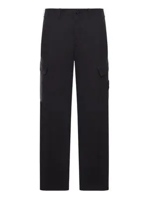 Stone Island Belt Loop Casual Pants - Black