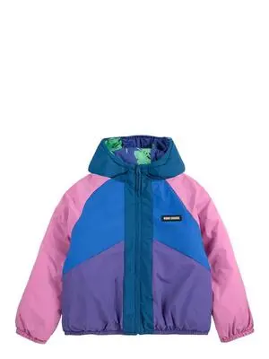 BOBO CHOSES Bminlength Lucky Clover All Over Reversible Anorak - Blue
