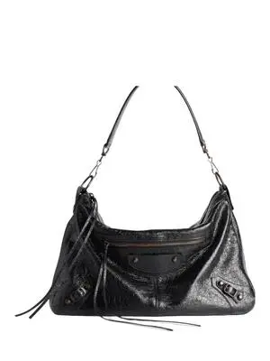 Balenciaga Le City Moto Medium Shoulder Bag - Black