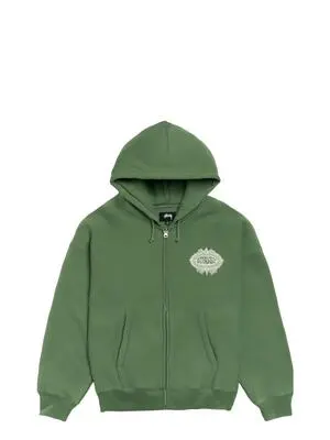 StÜssy Mantra Zip Hoodie - Green