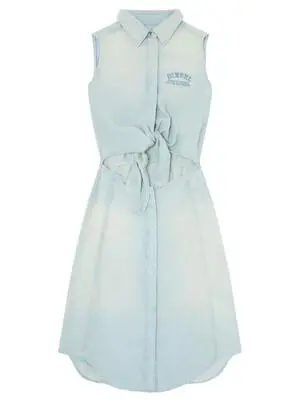 DIESEL® De-susy-s Tie-waist Midi Dress - Light Blue