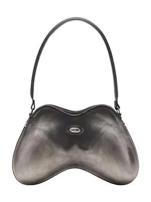 DIESEL® Diesel Double-D Shoulder Bag Black Silver