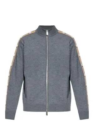 Dsquared2 High-neck Zipped Knitted Cardigan - No