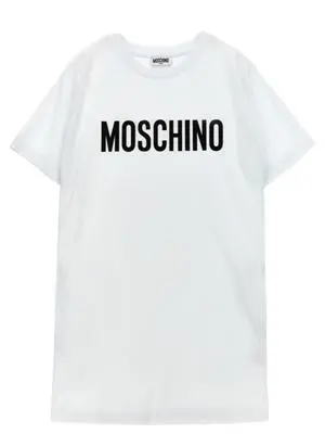 MOSCHINO Moschino Short Sleeve Dress With Logo Detail