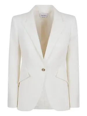 Alexander McQueen Single Breasted Tailored Blazer - Bone