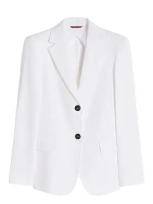 Max Mara Single-breasted Blazer - White