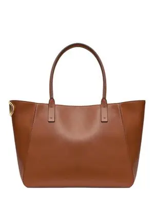 Valentino Garavani Vlogo Signature Top Handle Bag - Tobacco Color