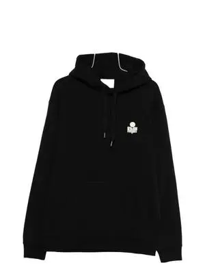 Isabel Marant Étoile Embroidered Logo Hoodie - Black